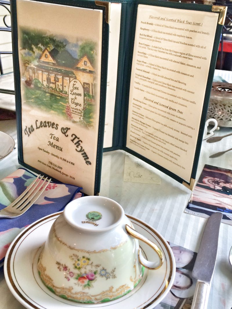 Destination Tea: Review of afternoon tea at Tea Leaves & Thyme in GA