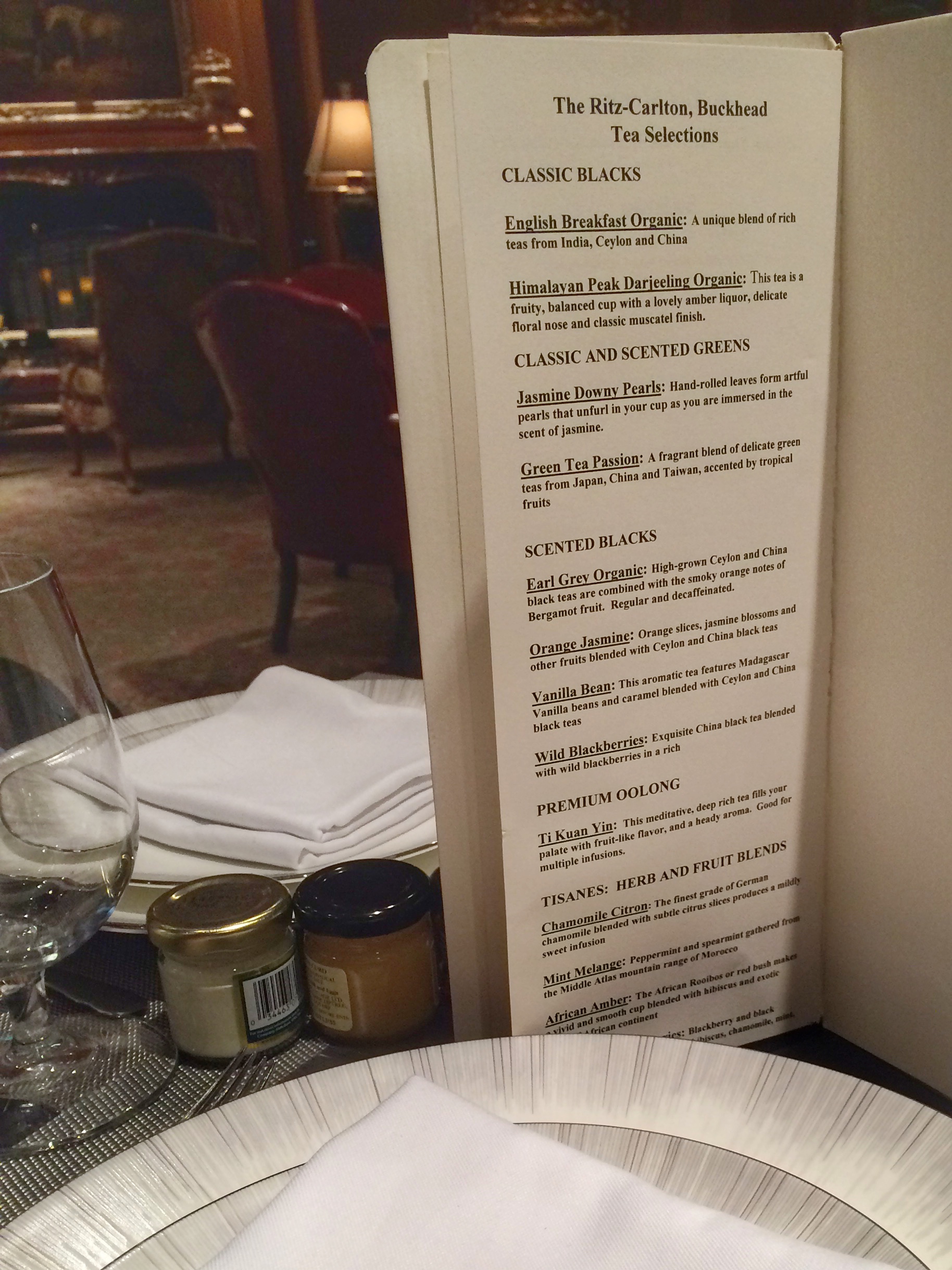 Destination Tea: The Ritz-Carlton Buckhead - Destination Tea