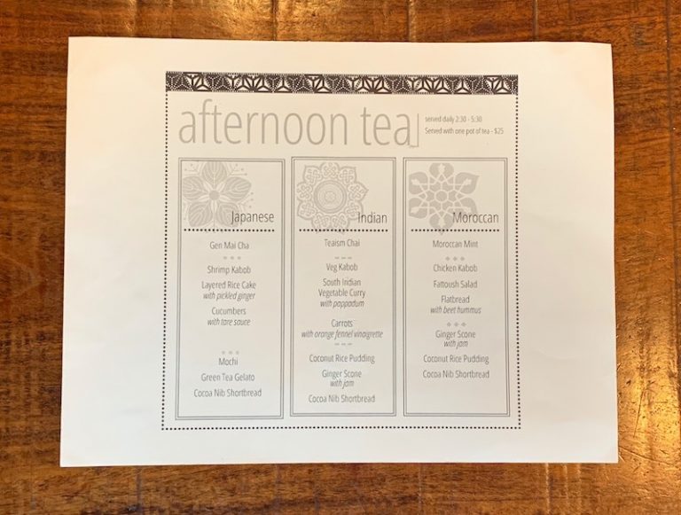 Review of afternoon tea at Teaism Penn Quarter in DC - Destination Tea