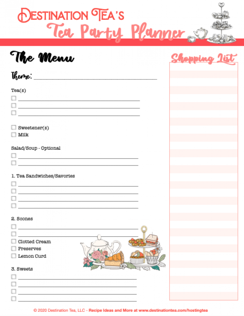 Hosting Afternoon Tea - Destination Tea