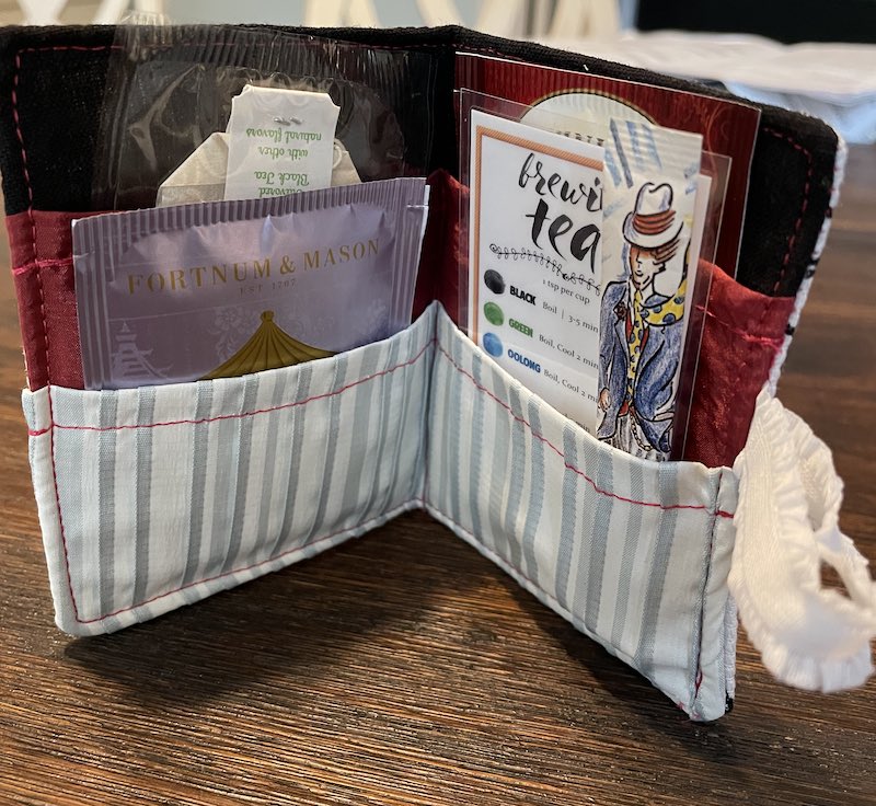 Tea Party Favors: DIY Tea Wallets - Destination Tea