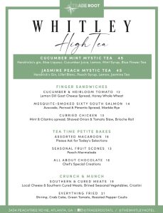 Destination Tea: The Whitley